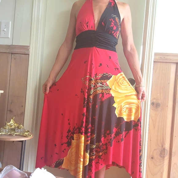Juno | Dresses | Juno Halterasymmetrical Dress | Poshmark